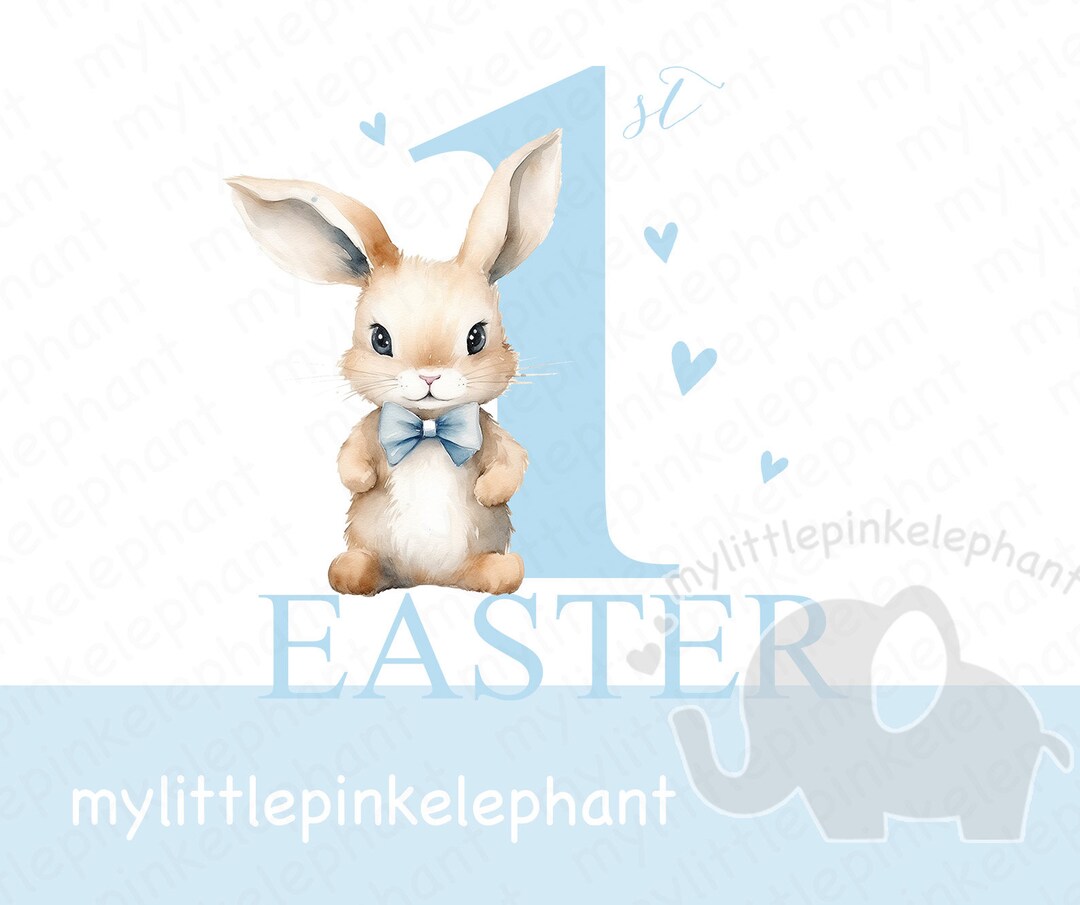 Baby's First Easter INSTANT DOWNLOAD, Png, Digital Graphics for Cards ...