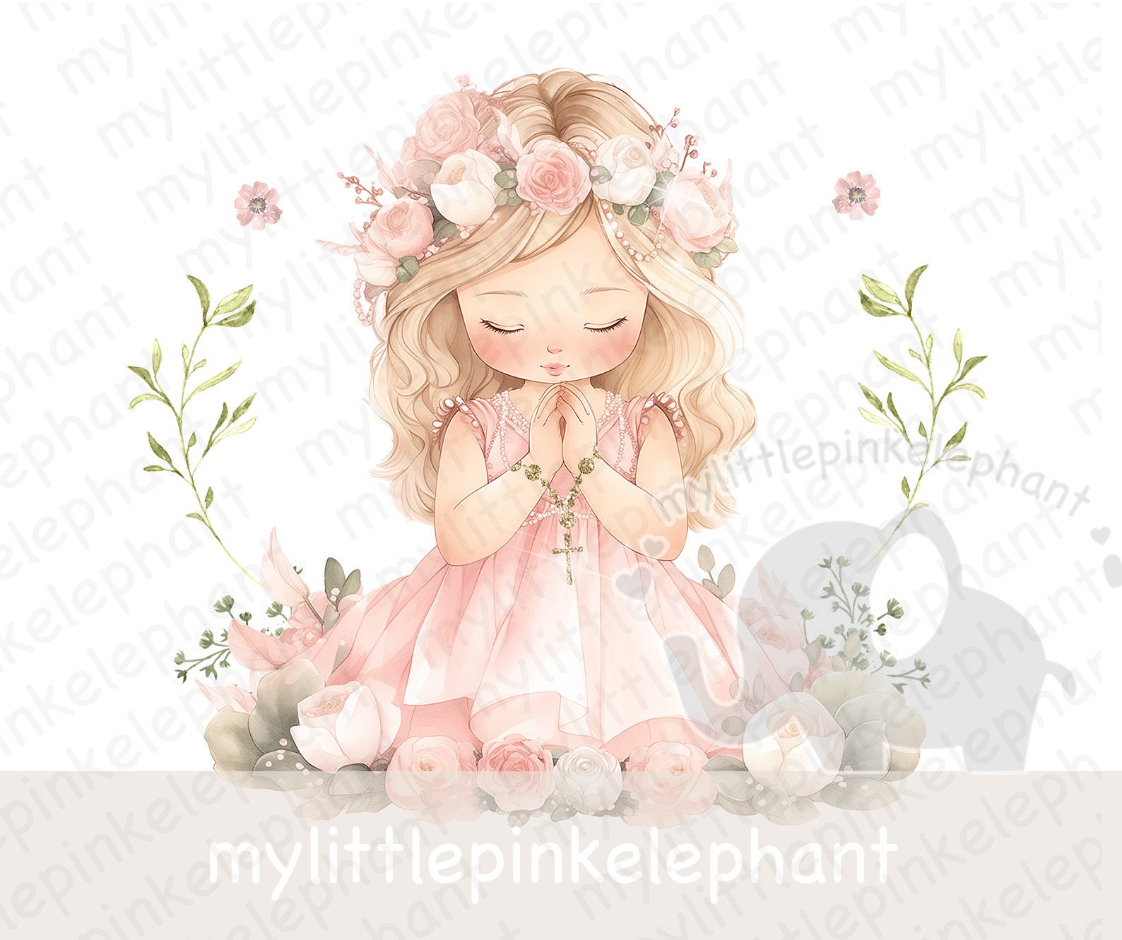 Girls Communion PNG, Sublimation Design , Communion Digital Download ...