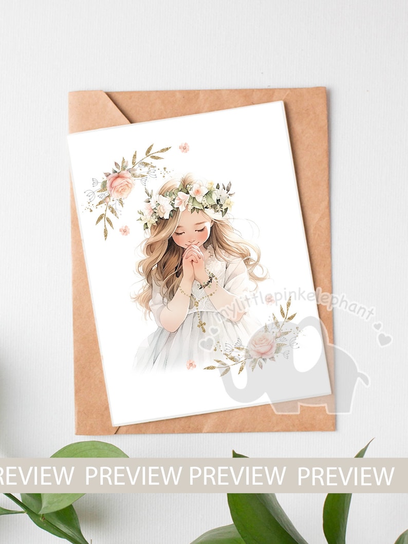 Girls Communion PNG, Sublimation Design , Communion Digital Download ...