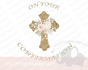 On Your Confirmation Wreath PNG, Church Confirmation Sublimation Design, Eucalyptus Floral ...