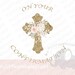 First Holy Communion Cross Chalice PNG, Boy 1st Communion Sublimation ...