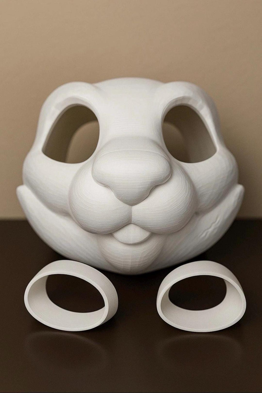 Weasel Fursuit Head Base 3D Print | Furry Mask | (full Size) (moveable ...