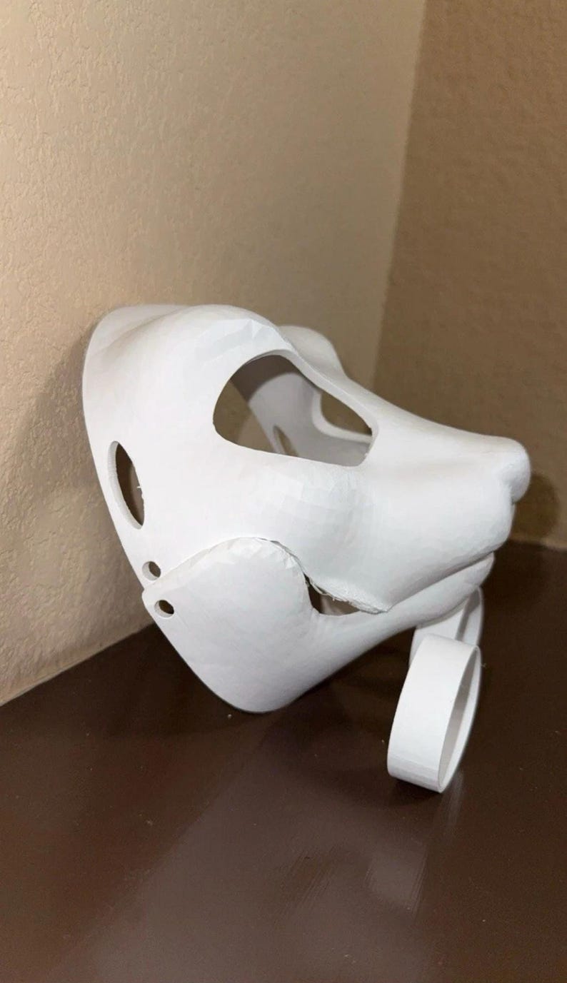 Weasel Fursuit Head Base 3D Print | Furry Mask | (full Size) (moveable ...