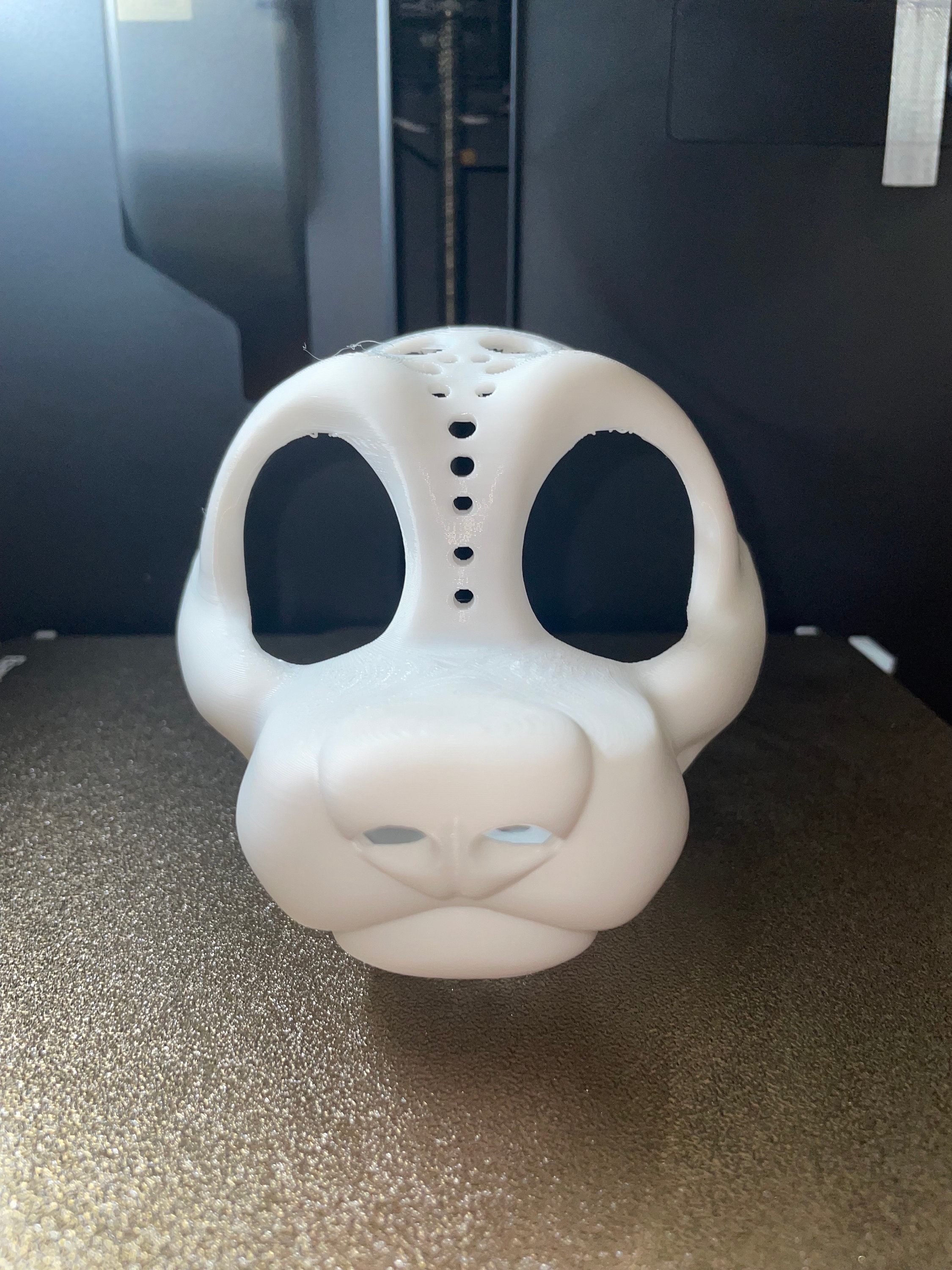 Mini Canine Fursuit Head Base 3D Printed Furry Head Fursuit Head Base ...