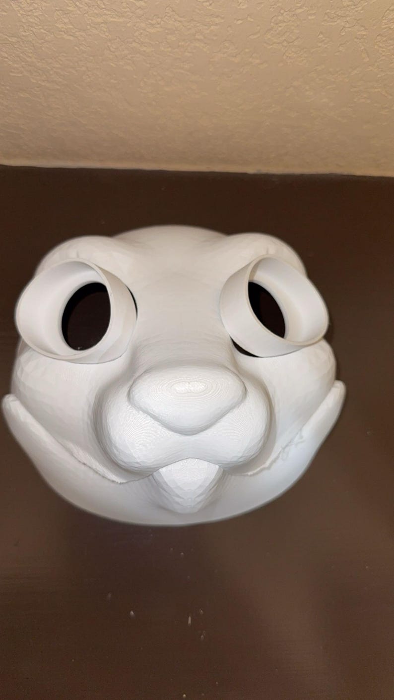 Weasel Fursuit Headbase | 3D Printed in PLA | Furry Head Base - Etsy