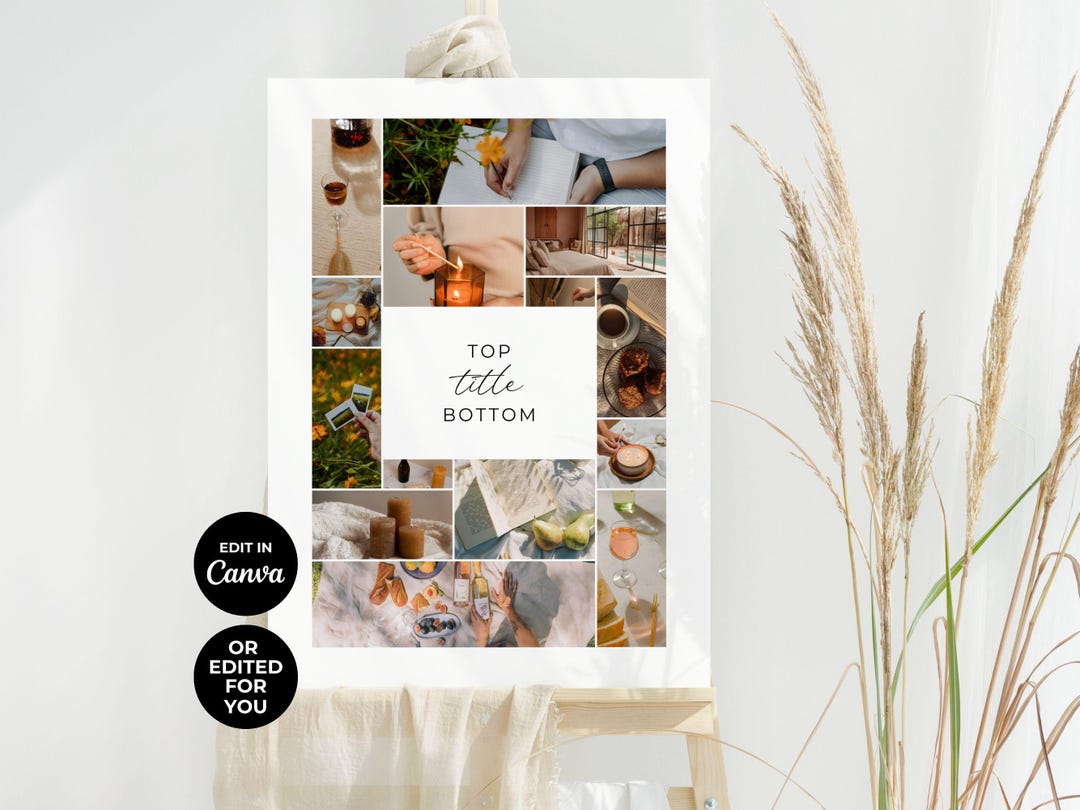 Photo Collage, Poster Collage Template, Photo Poster, Travel ...