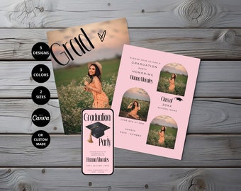 Graduation Invitation Template, Senior Graduate Announcement Template ...