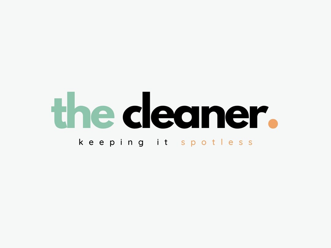 Cleaning Logo, Cleaning Business Logo, Cleaner Logo, Cleaning Company ...