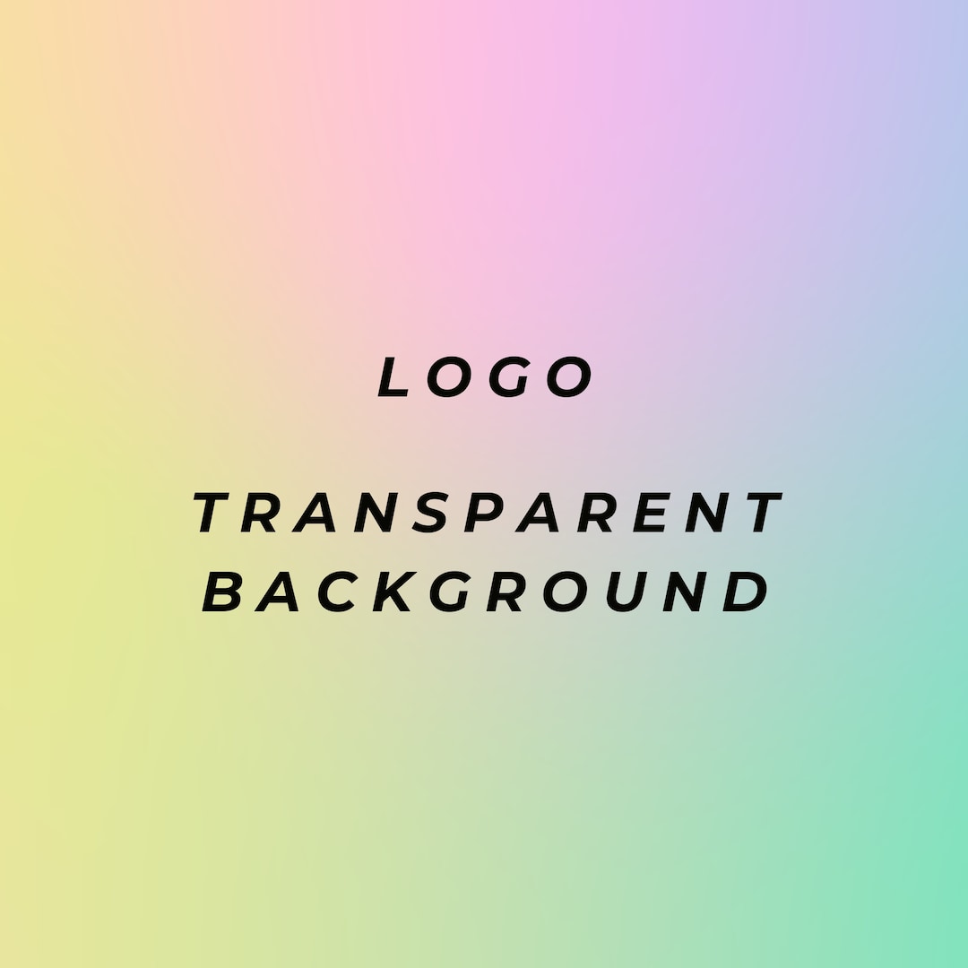 Logo With Transparent Background - Etsy