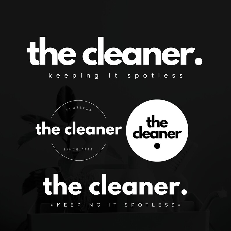 Cleaning Logo, Cleaning Business Logo, Cleaner Logo, Cleaning Company ...