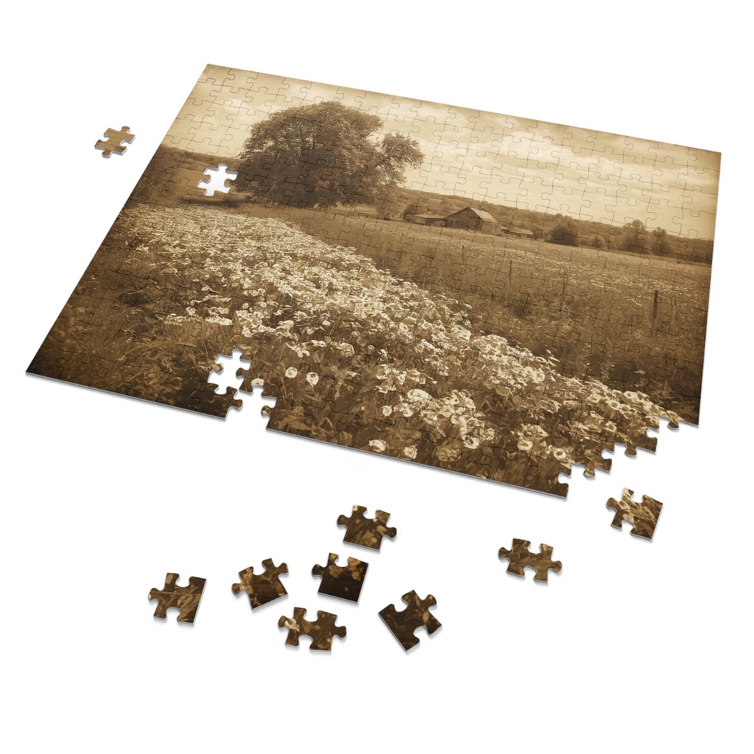 Farm Nostalgia Jigsaw Puzzle - Etsy