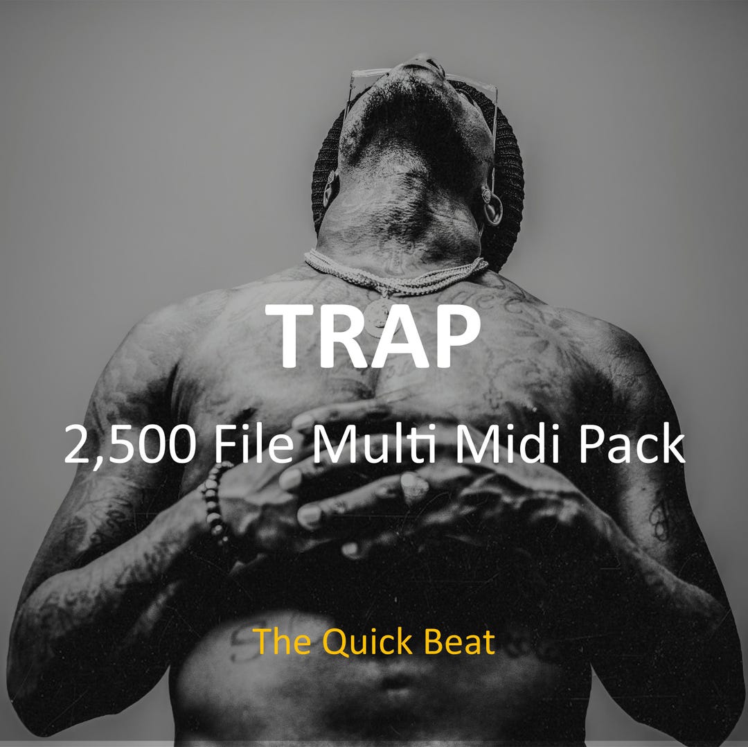 2,500 Trap MIDI Files – Chords, Melodies & Drums MIDI Pack for ...