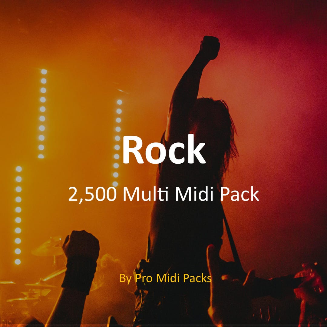 2,500 File Rock MIDI Pack – Music Producer - Chords, Melodies & Drums ...