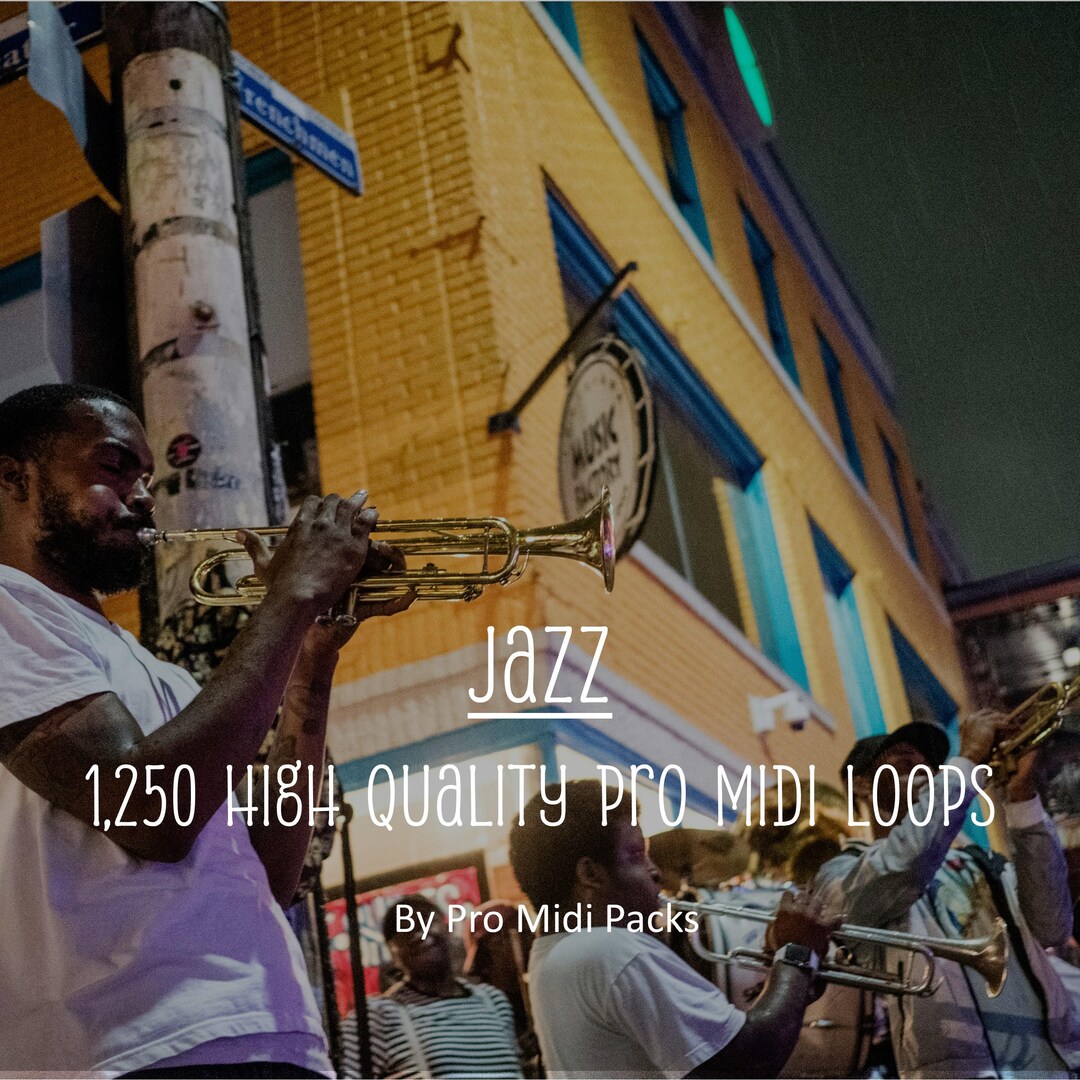 1,250 Jazz MIDI Pack – Music Producer - Chords, Melodies & Drums - Etsy ...