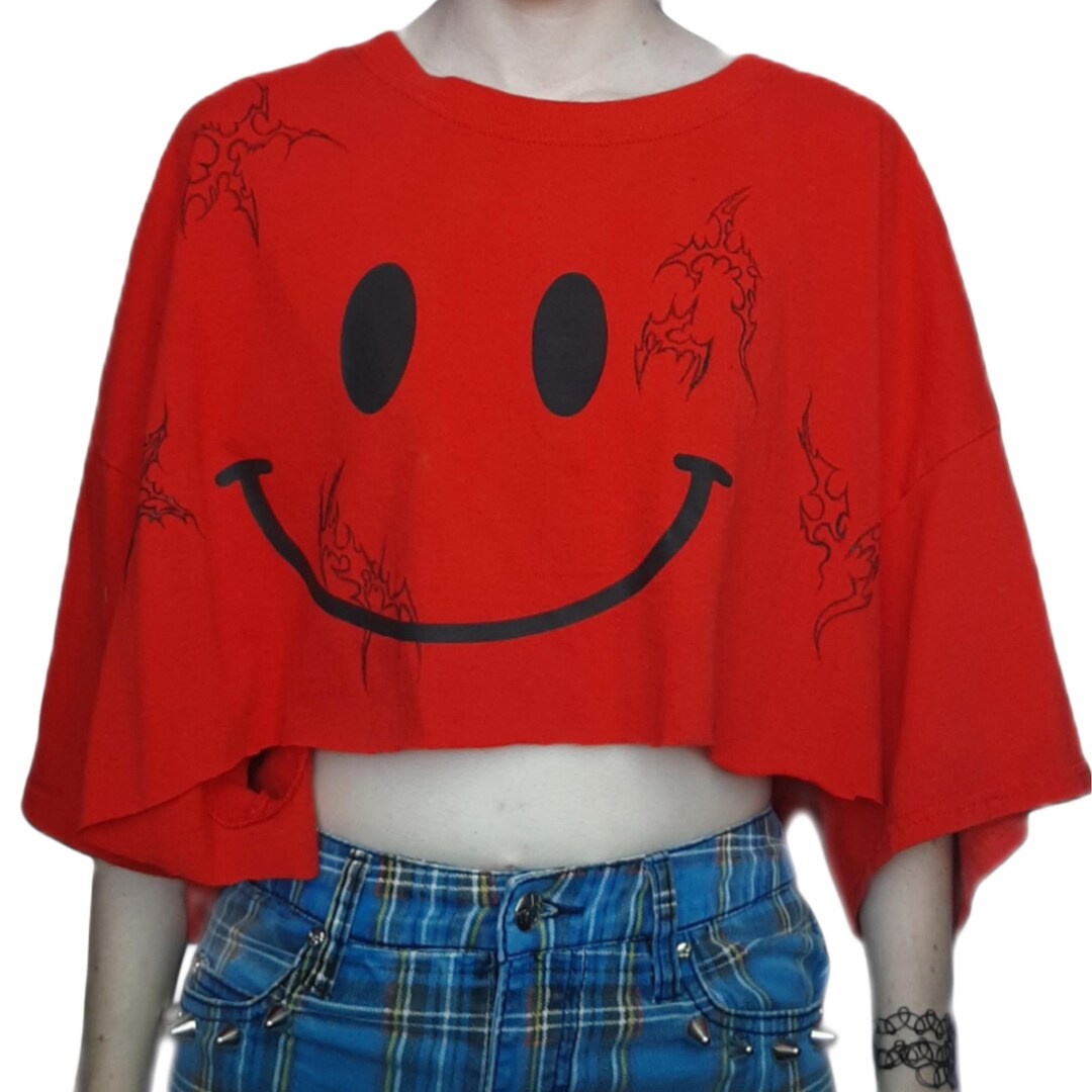 Smile Tribal Crop Top 1/1 - Etsy