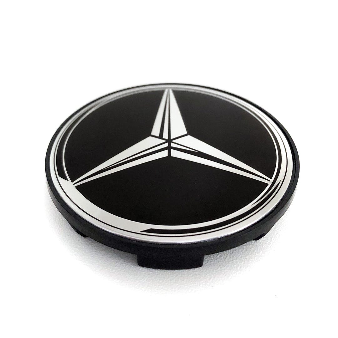 4 Items 54mm / 49mm Wheel Center Hub Caps Covers for Mercedes Benz Rims ...