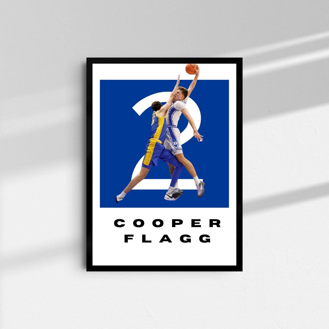 Cooper Flagg Wall Poster Duke Double Bundle - Etsy