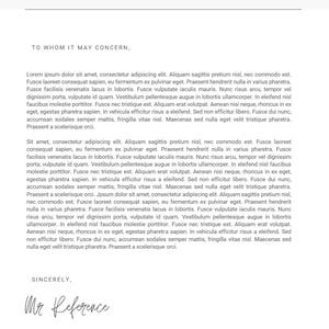 Minimalist Professional Resume With Exemplar, Customizable, Printable ...