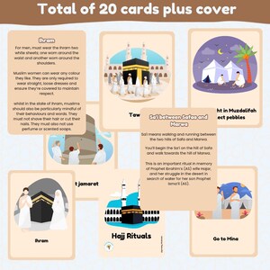 Hajj Rituals Flash Cards | Hajj for Kids | Islamic Learning Resources ...