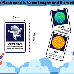 Space Flash Cards | Solar System Flash Cards | Montessori Flash Cards ...