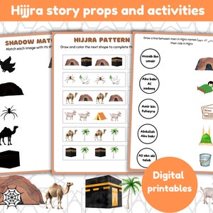 Hijrah Story Props and Activities | Hijjrah | Prophet Muhammed ...