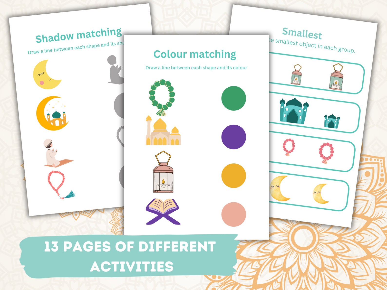 Ramadan Busy Book for Ages 2-4 Years Ramadan Learning Activities ...