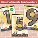 Construction Site Road Numbers Mats | Number Tracing , Counting ...