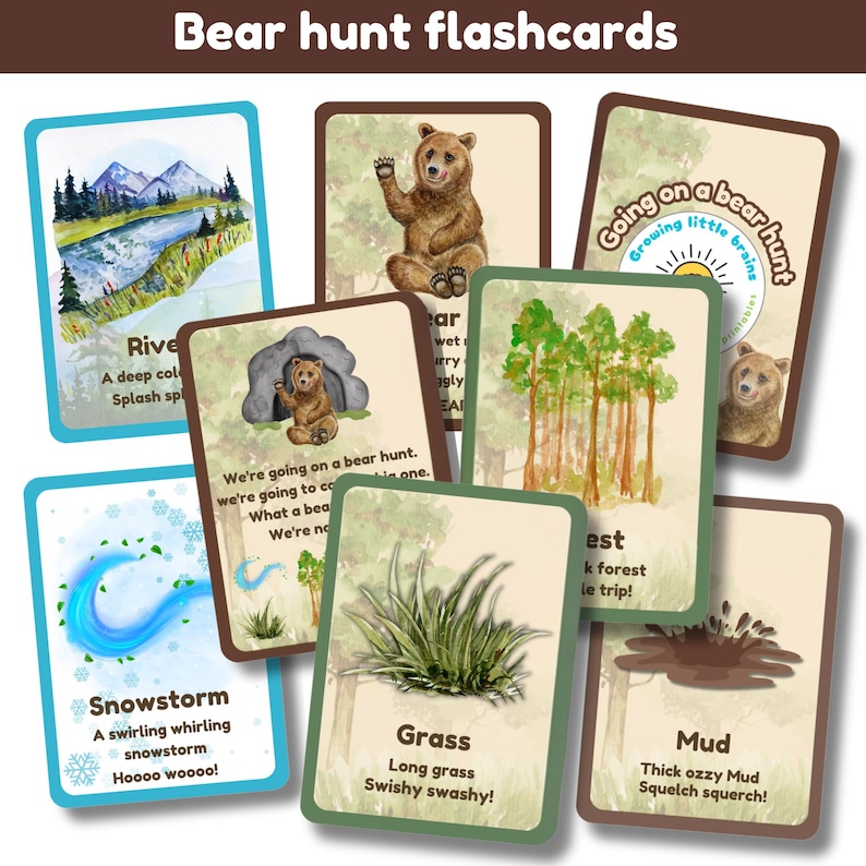 Bear Hunt Learning Pack | Bookish Play | Pretend Play | Bear Hunt ...