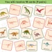 Dinosaurs Skeleton Matching Activity | Dinosaurs Learning Activity | 18 ...