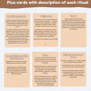 Hajj Rituals Flash Cards | Hajj for Kids | Islamic Learning Resources ...