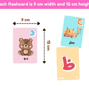 Arabic Alphabet Flashcards | 90 Cards | 3 Types of Cards Included in ...