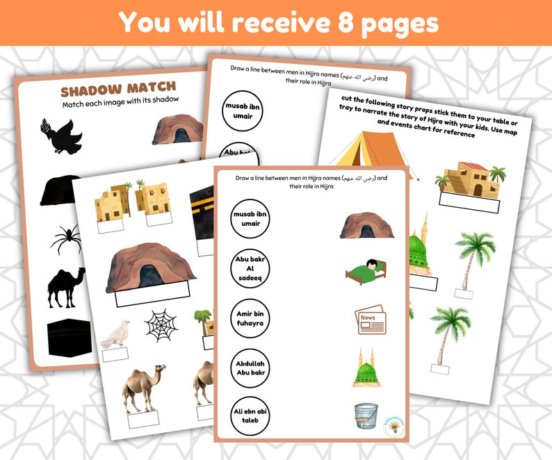 Hijrah Story Props and Activities | Hijjrah | Prophet Muhammed ...