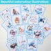 Polar Animals Phonics Flashcards | 16 Flashcards | Watercolour ...