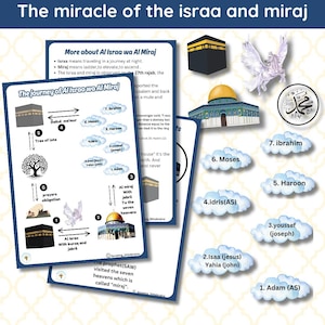 Israa and Miraj | the Story of the Miraculous Night Journey | Islamic ...