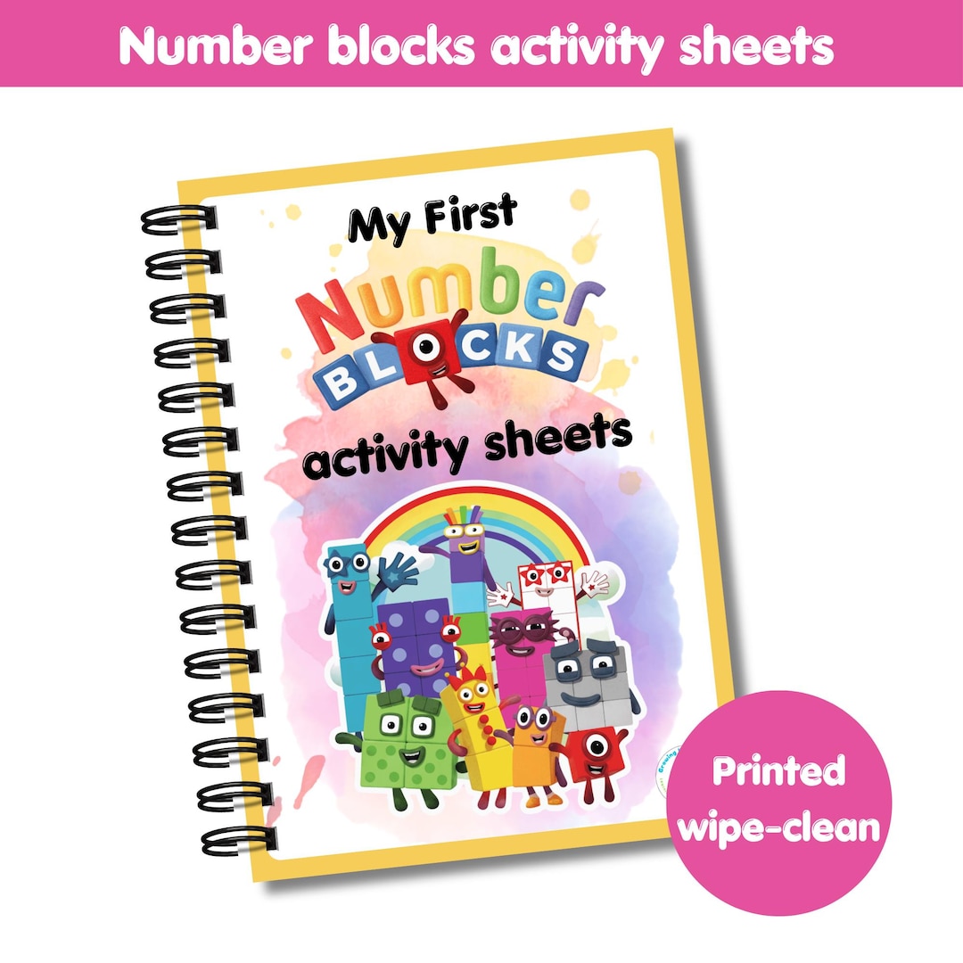 Number Blocks Activity Sheets| Mats| Colouring Sheets | Activity Sheets ...