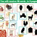 Farm Animals Shadow Matching Game Into the Farm Matching Cards ...