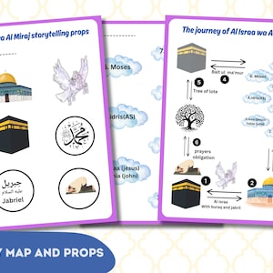 Israa and Miraj | the Story of the Miraculous Night Journey | Islamic ...