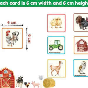 Farm Animals Shadow Matching Game | Into the Farm Matching Cards ...