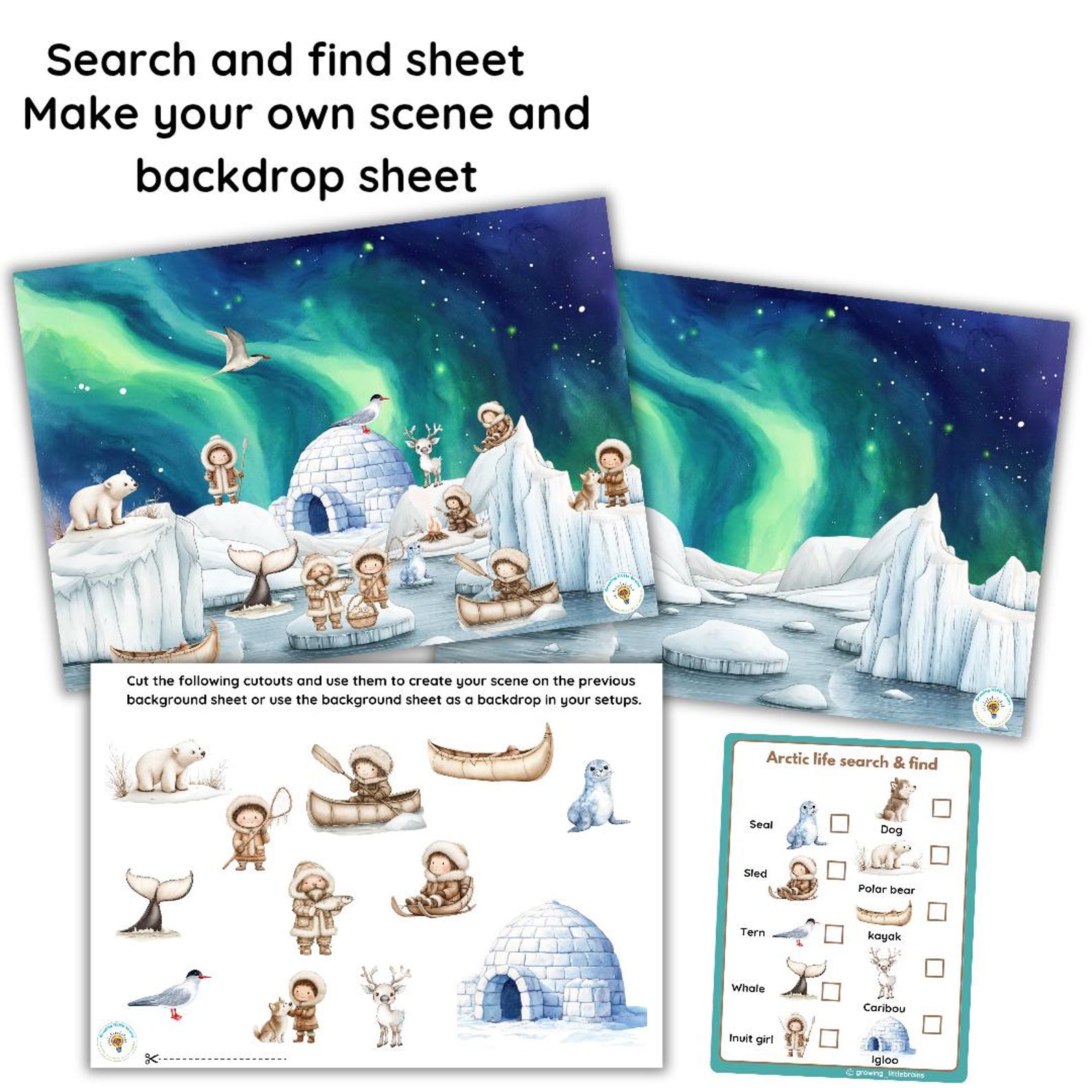 Inuit People Life Learning Pack: Many Facts, Igloo Facts, Activity ...