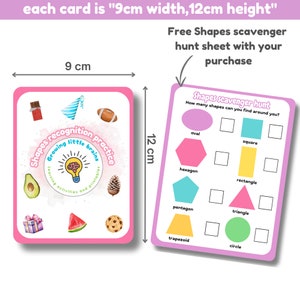 Shapes Recognition Clip Flashcards | 2D Shapes | Homeschooling | a Set ...