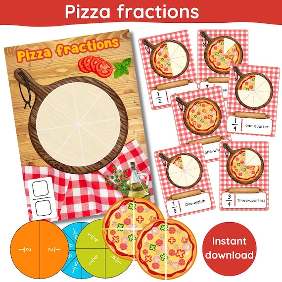 Pizza Slices Fractions