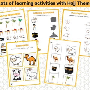 Hajj Activity Book 2-4 Years | Hajj Busy Book | Islamic Activities ...