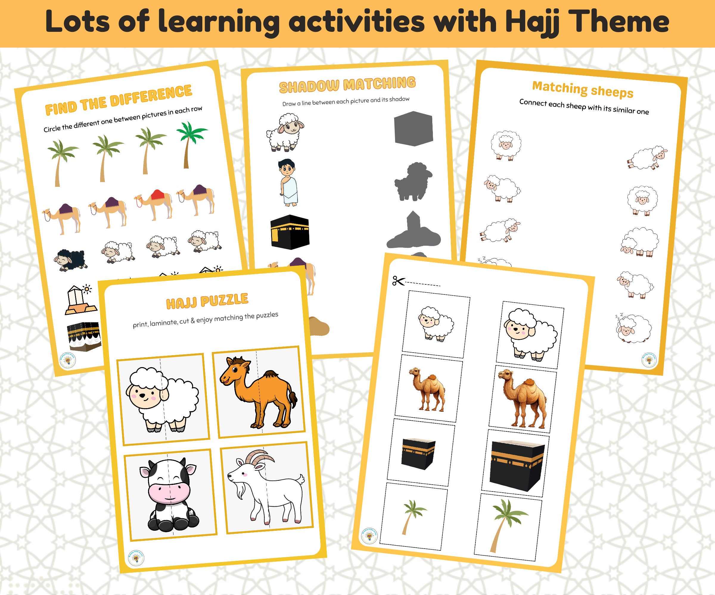 Hajj Activity Book 2-4 Years | Hajj Busy Book | Islamic Activities ...