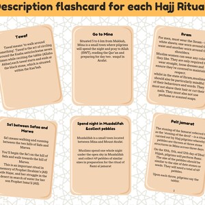 Hajj Rituals Flash Cards | Hajj for Kids | Islamic Learning Resources ...