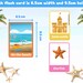 On the Beach Flash Cards | 24 Colourful Beach Flash Cards | Summer ...