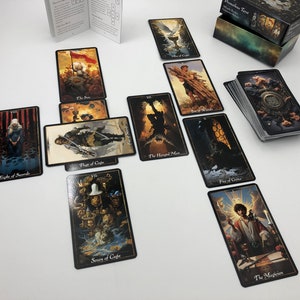 Prometheus Tarot Deck: 78 Divination Cards With QR Codes - Etsy