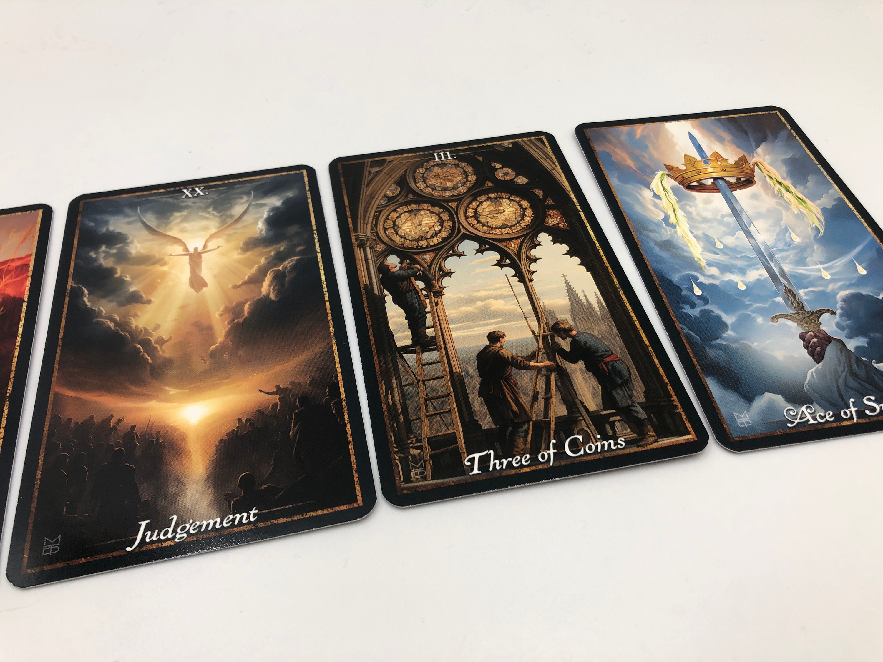 Prometheus Tarot 78 Unique Divination Cards Booklet Learn With Qr-codes ...