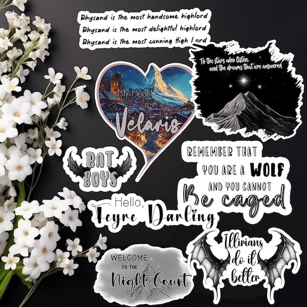 Acotar Stickers - Etsy