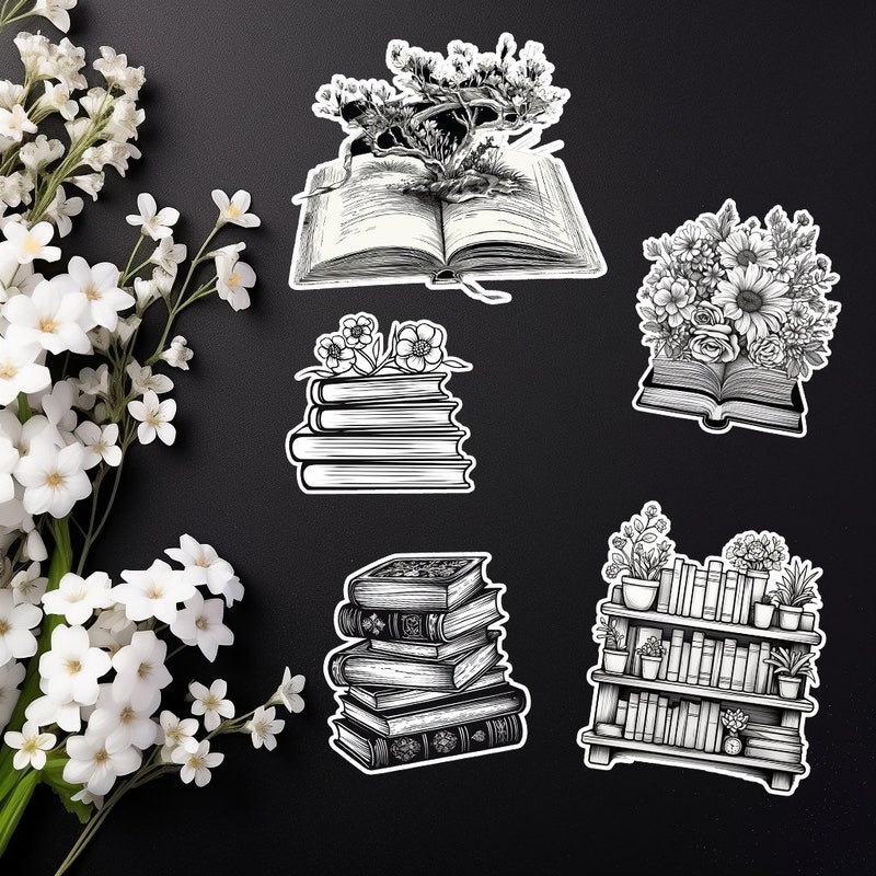 Book Stickers - Etsy