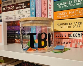Glass TBR Jar, Personalised, Bookish, to Be Read Jar - Etsy